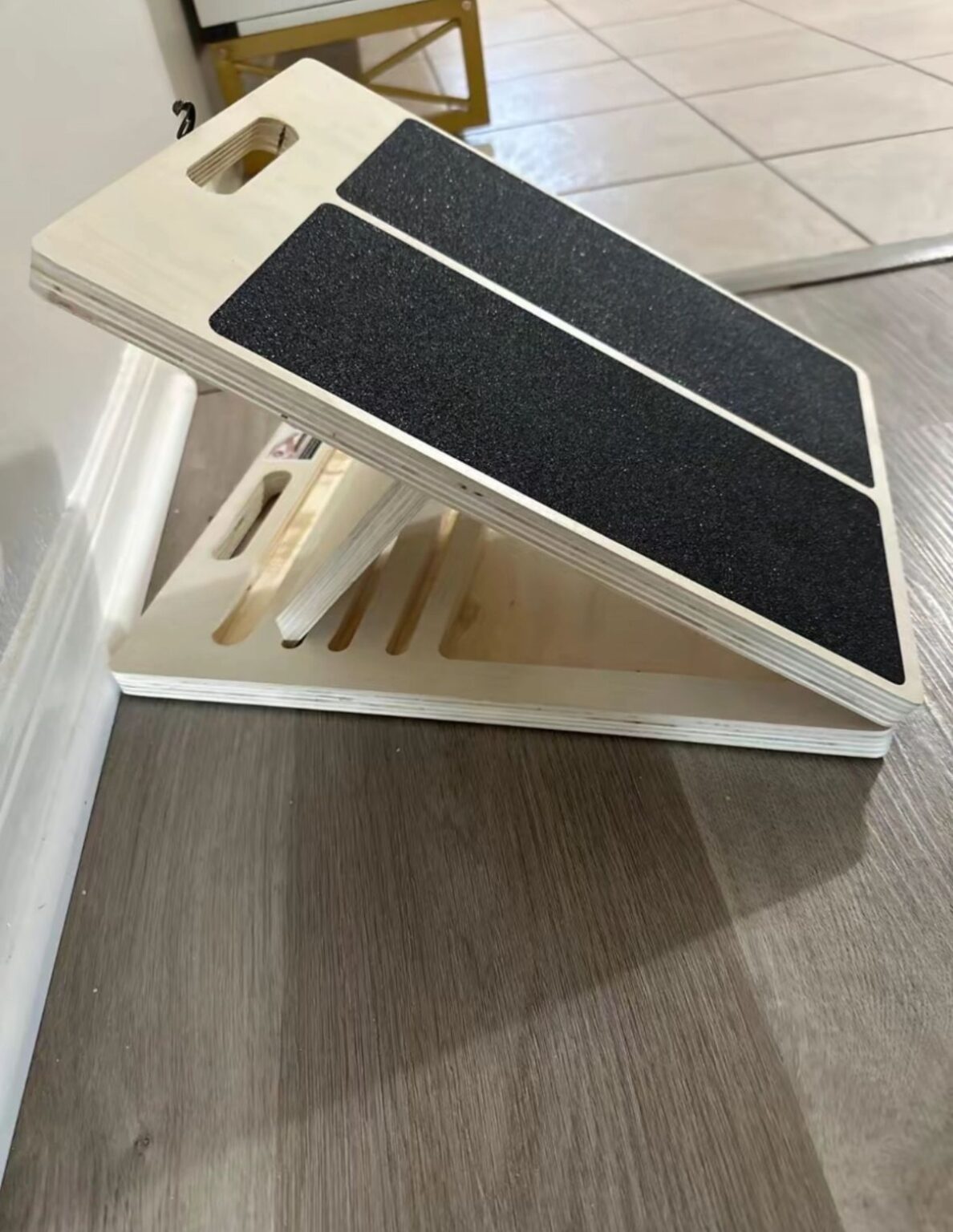 Wooden Slant Board Adjustable Incline Board Portable Calf Stretcher ...